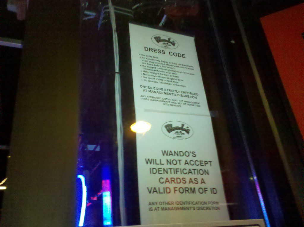 What is the Purpose of these Tavern Dress Codes? - Forward Lookout